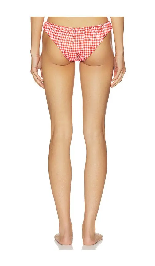 Caroline Constas Dorit Bikini Bottom - Red