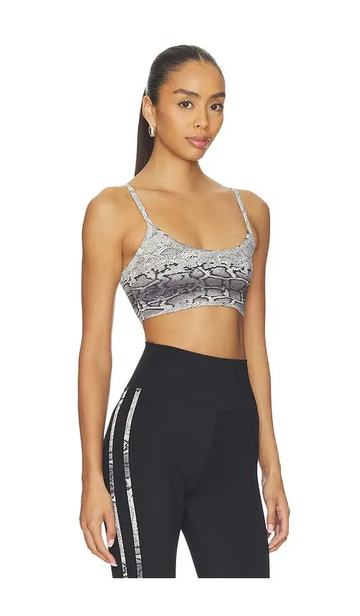 Strut This The Cher Sports Bra In Grey