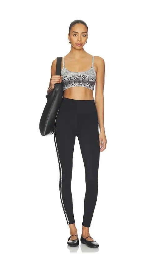 Strut This The Cher Sports Bra In Grey