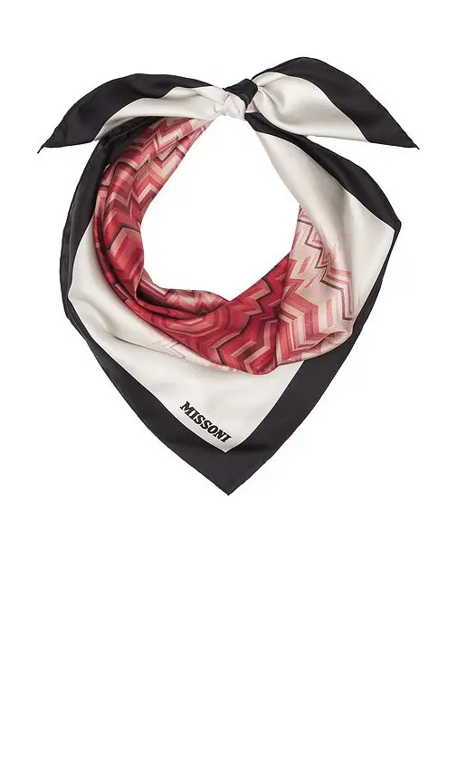 Missoni Foulard Scarf In Pink Multi In Pink - 4