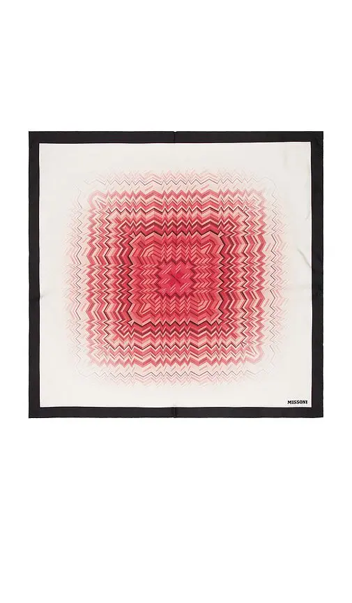 Missoni Foulard Scarf In Pink Multi In Pink - 4