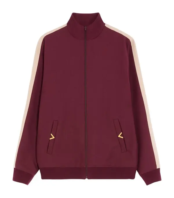 Valentino Garavani Vgold Jersey Track Jacket - Red