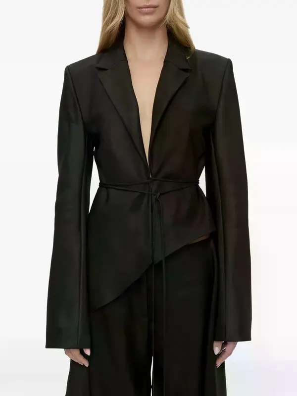 Christopher Esber Released Bias Blazer - Black
