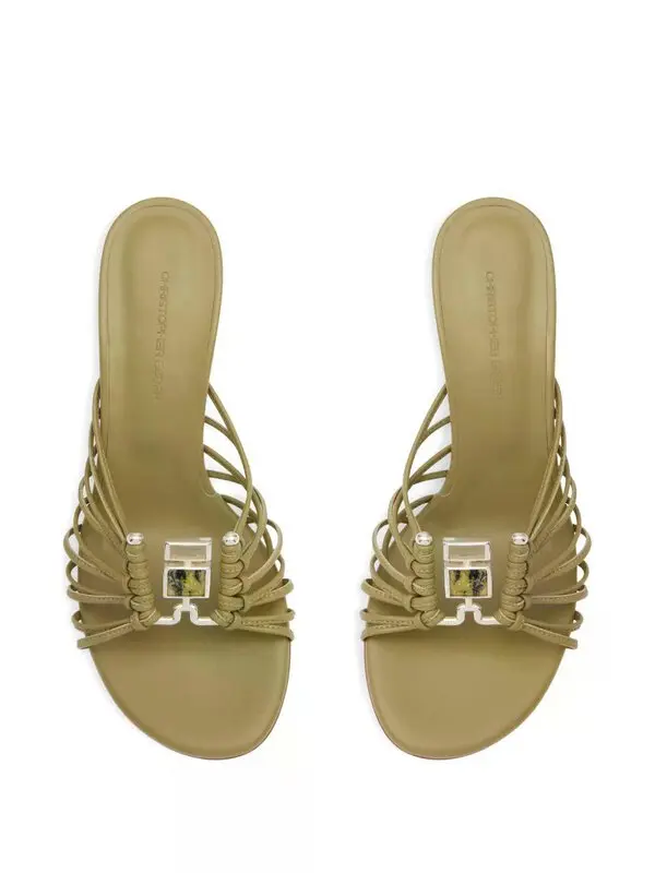 Christopher Esber Quartz Embellished Heeled Sandals