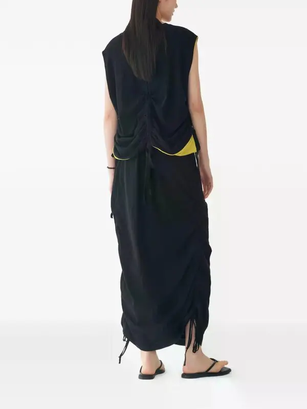 STUDIO TOMBOY Ruched Drawstring Skirt