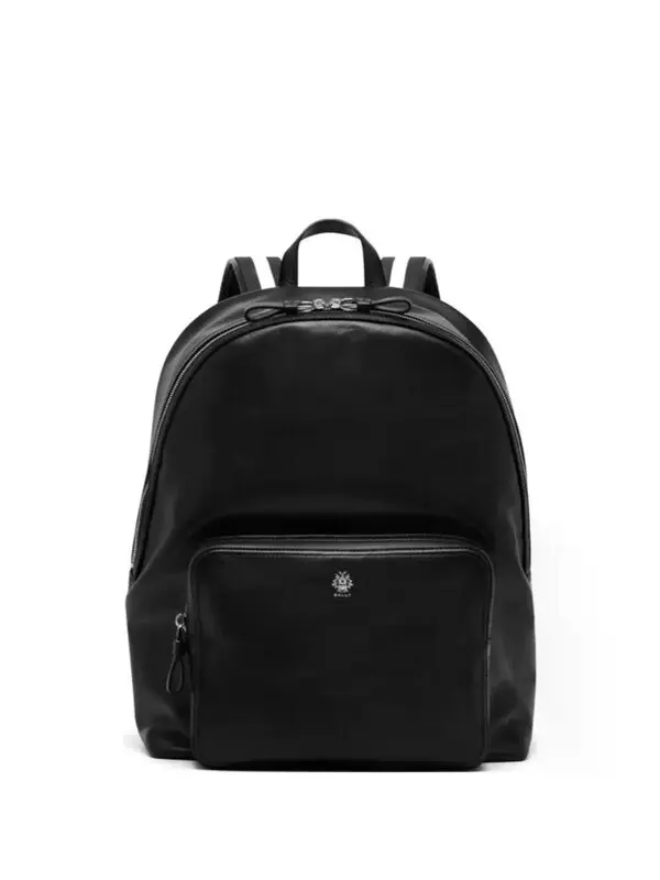 Bally Logo Plaque Backpack - Black