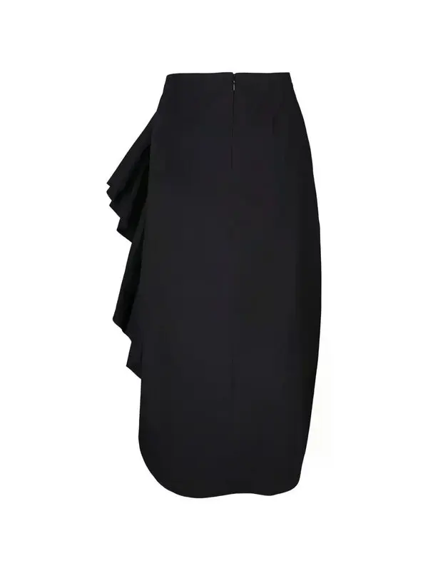 Michael Kors Ruched Ruffled Skirt