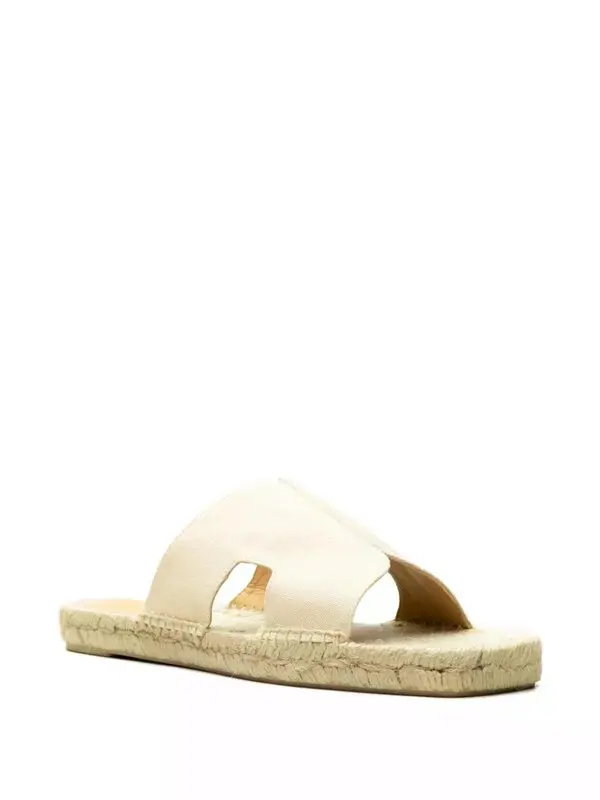CastaÑer Cut-out Flat Espadrilles