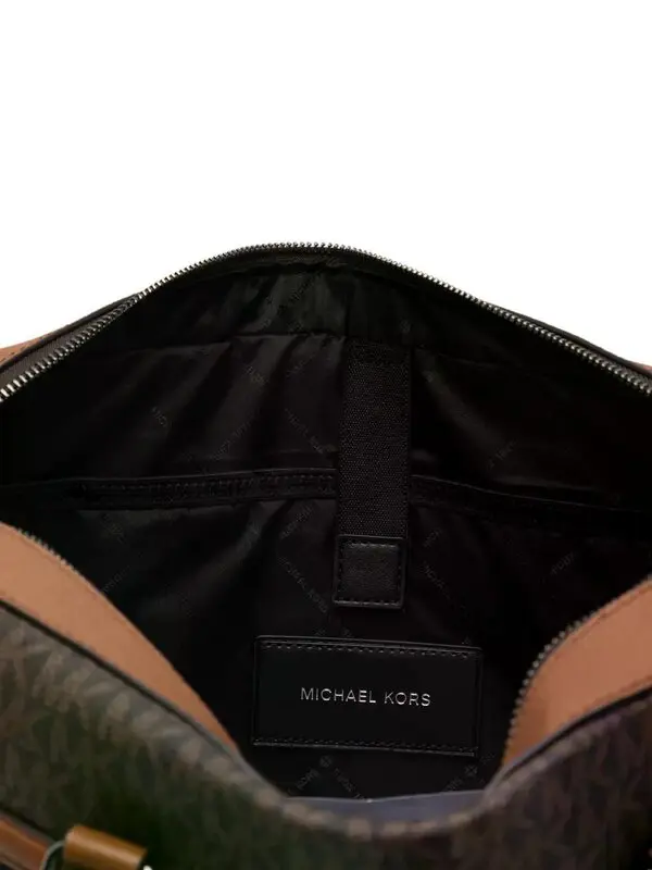 Michael Kors Monogram Zip Briefcase