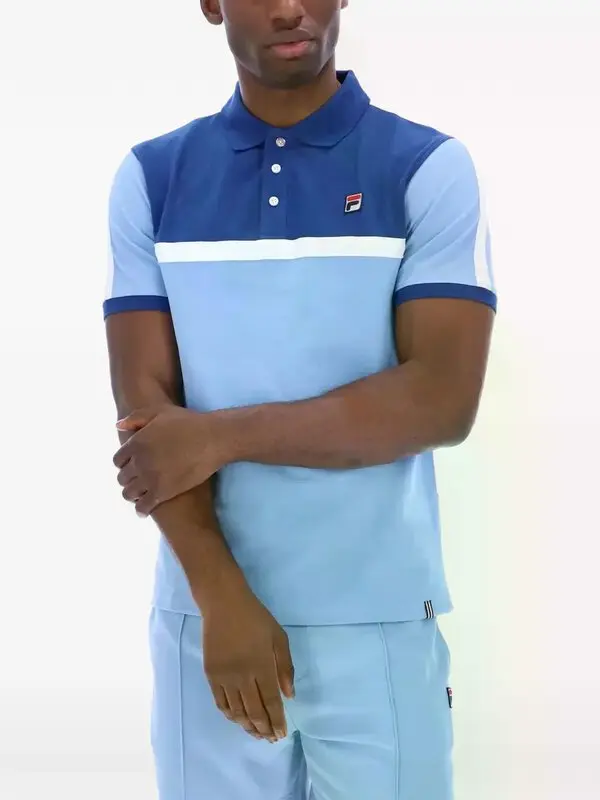 FILA Mattia Logo-patch Polo Shirt