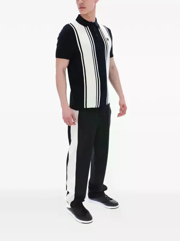 FILA Buddy Bowling Vertical-stripe Polo Shirt