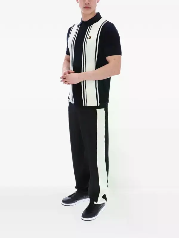 FILA Buddy Bowling Vertical-stripe Polo Shirt