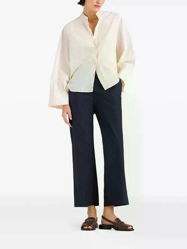 Momoni Poplin Straight-leg Trousers