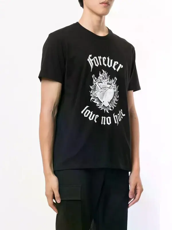 PORTS V Forever Love" T-shirt - Black
