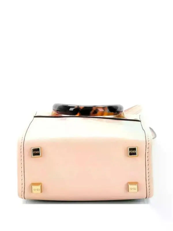 Fendi Sunshine Shopper Mini Tote Bag - Pink