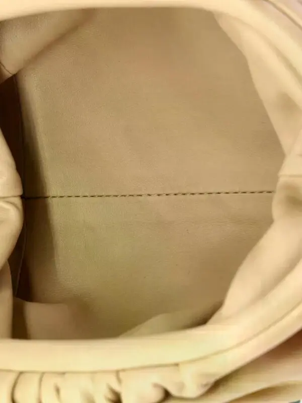 Bottega Veneta The Pouch Leather Mini Crossbody Bag - Neutrals