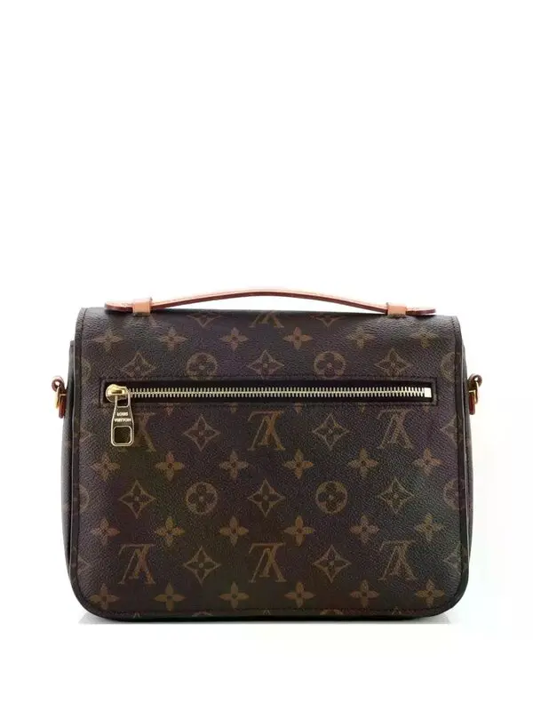 LOUIS VUITTON Monogram Canvas Pochette Metis Bag - Brown