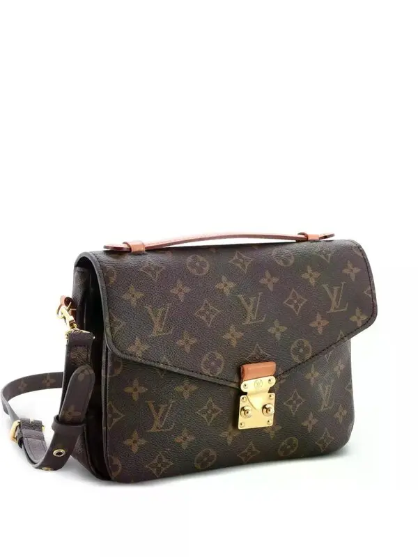 LOUIS VUITTON Monogram Canvas Pochette Metis Bag - Brown