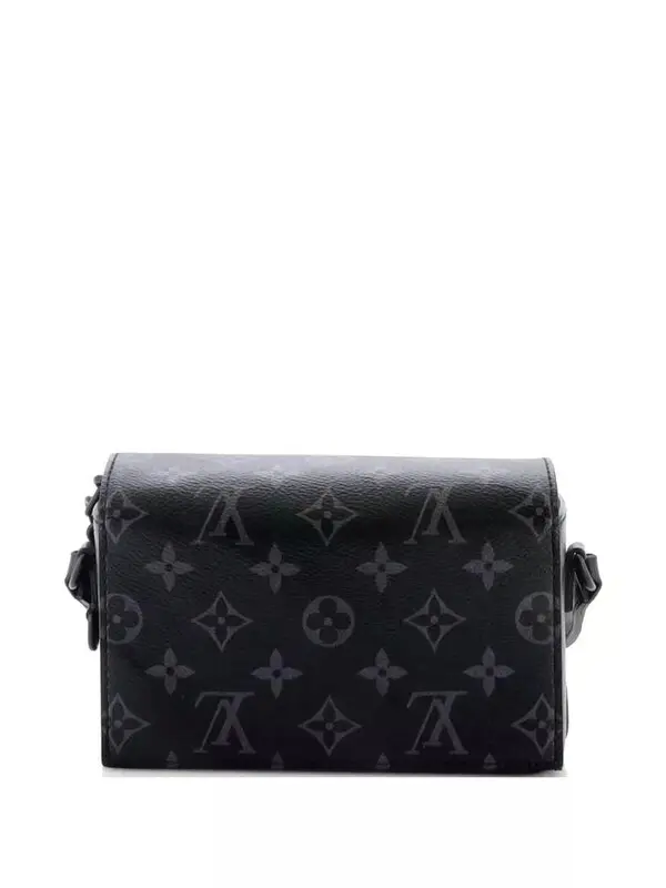LOUIS VUITTON Steamer Wearable Wallet Monogram Eclipse Canvas Crossbody Bag - Black