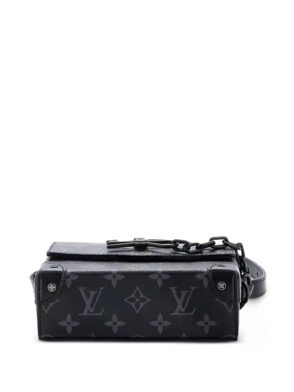 LOUIS VUITTON Steamer Wearable Wallet Monogram Eclipse Canvas Crossbody Bag - Black