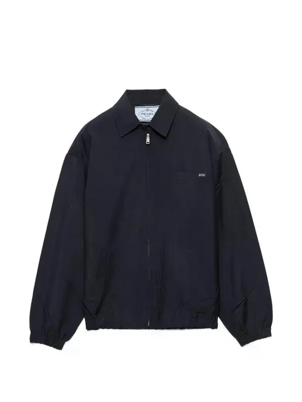 Prada Mohair Wool Blouson Jacket - Blue