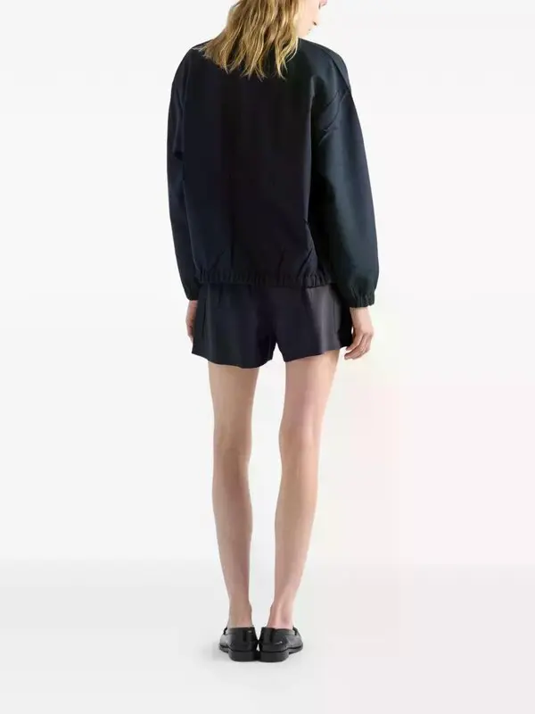 Prada Mohair Wool Blouson Jacket - Blue