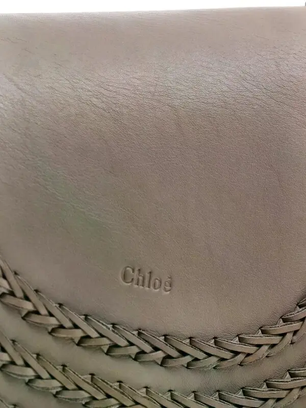 Chloé Hudson Whipstitch Leather Medium Crossbody Bag