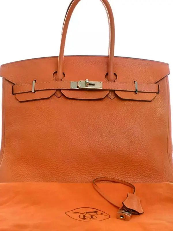 Hermès 2008 Birkin 35 Handbag - Orange