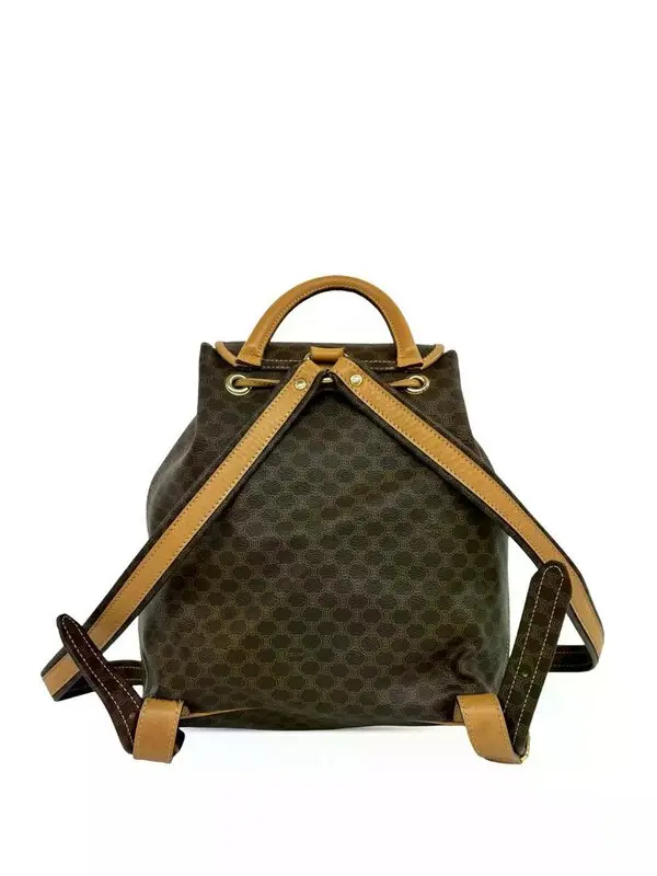 Celine Macadam Coated Canvas Backpack