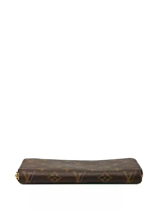LOUIS VUITTON 2018 Monogram Zippy Wallet Long Wallets - Brown