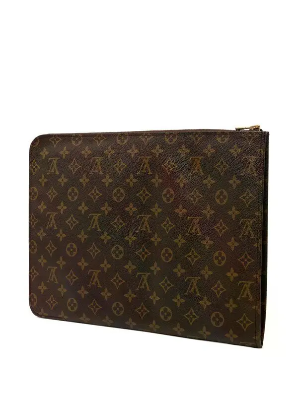 LOUIS VUITTON Monogram Pochette Documents Portfolio Business Bag