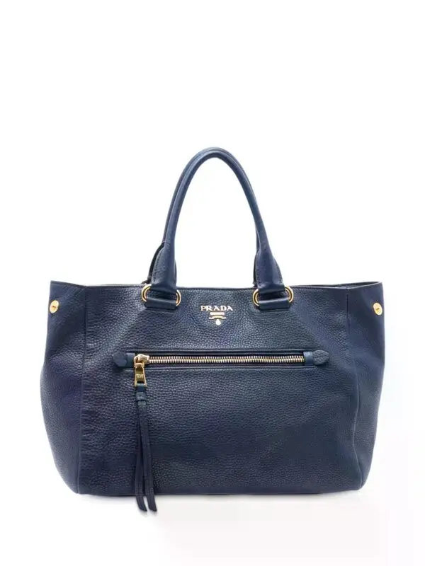Prada Vitello Daino Tote Satchel