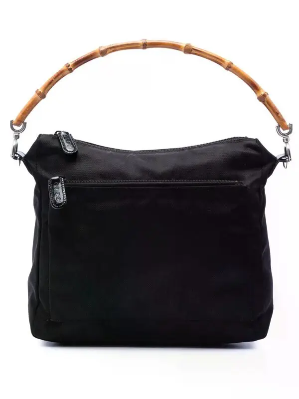 Gucci Nylon Bamboo Satchel