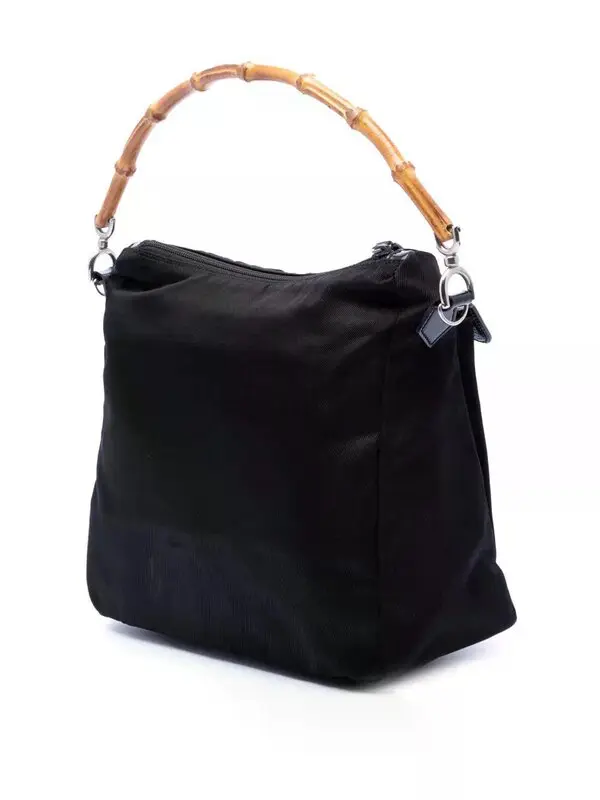 Gucci Nylon Bamboo Satchel