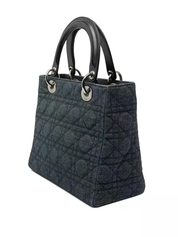 Dior Medium Lady Satchel - Blue