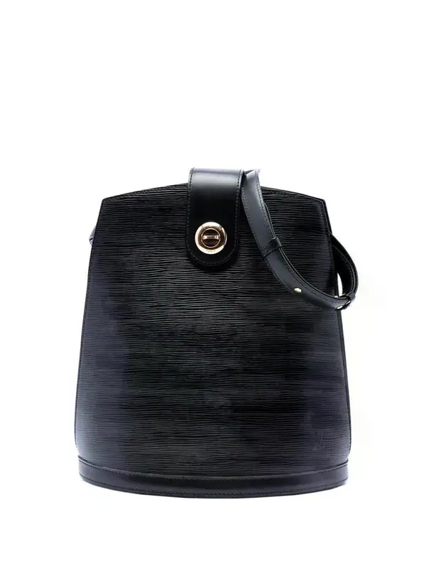 LOUIS VUITTON Epi Leather Cluny Shoulder Bag - Black