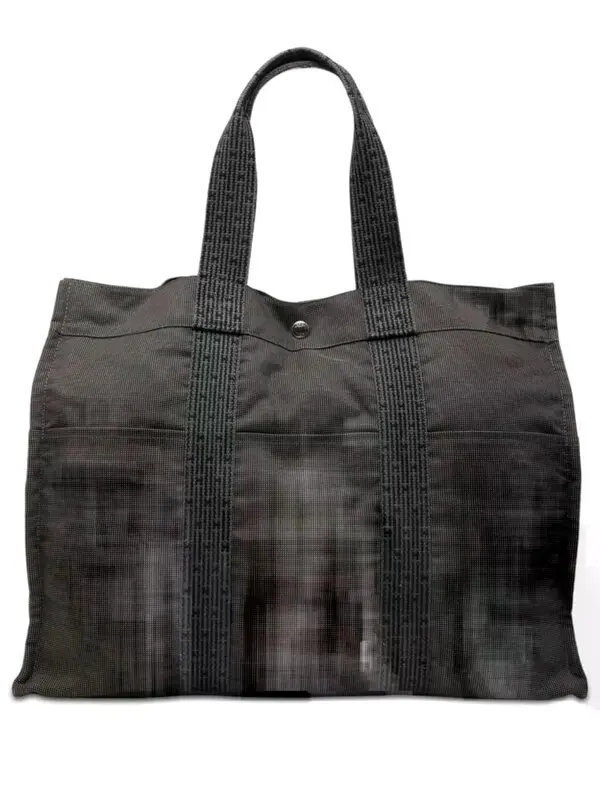 Hermès Herline Gm Canvas Tote Bag
