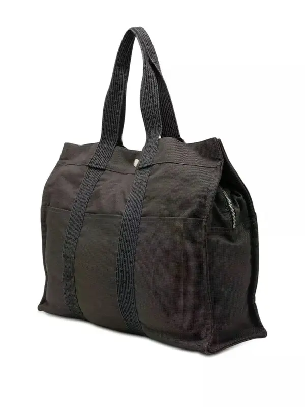 Hermès Herline Gm Canvas Tote Bag