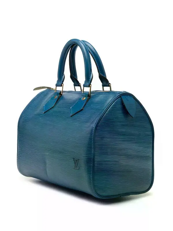 LOUIS VUITTON Epi Speedy 25 Boston Bag - Blue