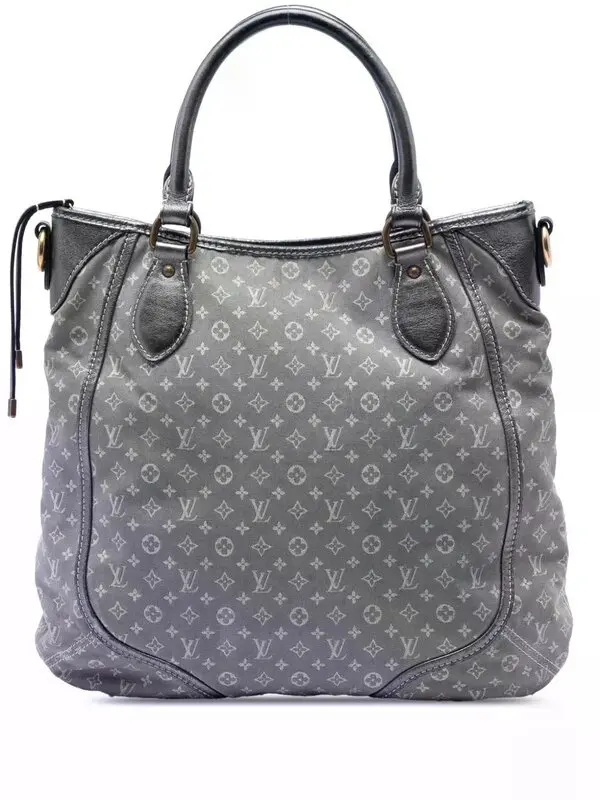 LOUIS VUITTON Monogram Mini Lin Angele Satchel - Grey