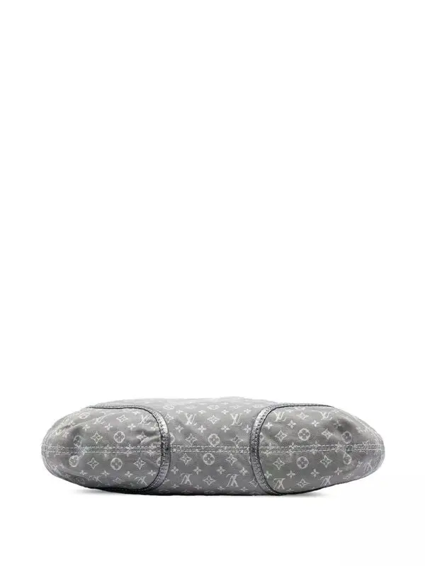 LOUIS VUITTON Monogram Mini Lin Angele Satchel - Grey