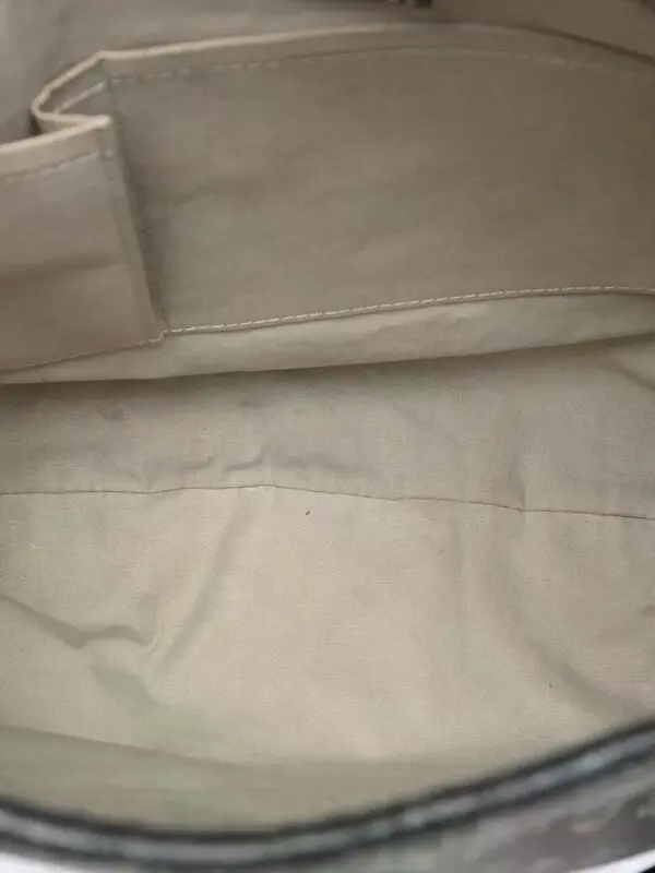 LOUIS VUITTON Monogram Mini Lin Angele Satchel - Grey