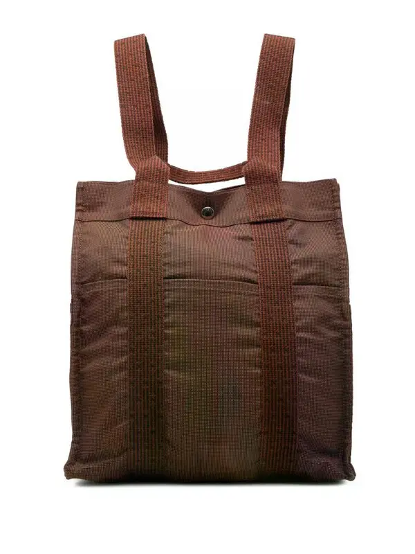 Hermès Herline Canvas Backpack - Brown