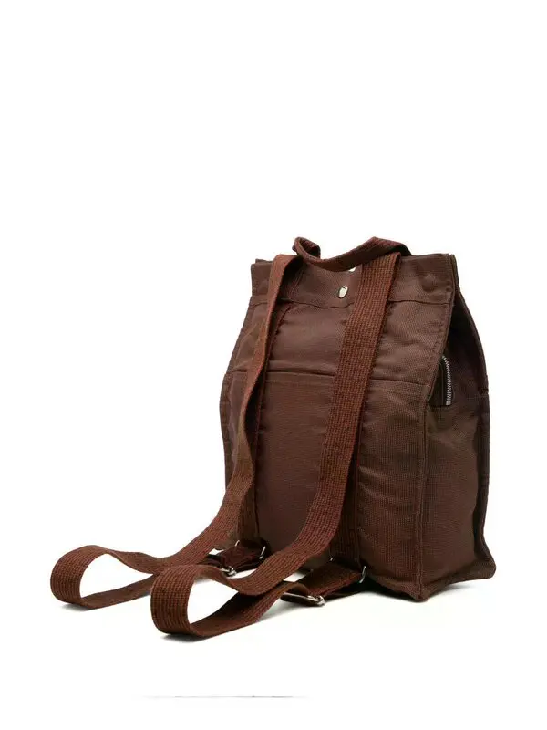 Hermès Herline Canvas Backpack - Brown