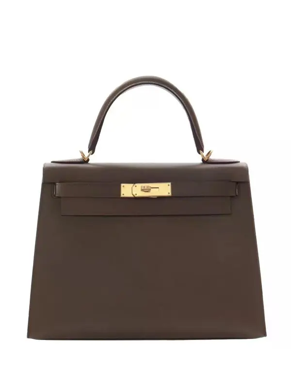 Hermès 2022 Veau Madame Kelly Sellier Ii 28 Satchel - Brown
