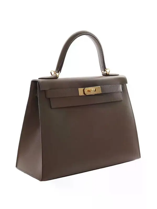 Hermès Veau Madame Kelly Sellier Ii 28 Satchel - Brown