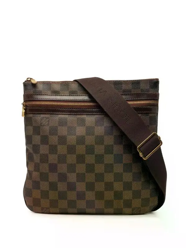 LOUIS VUITTON Damier Ebene Bosphore Pochette Crossbody Bag - Brown