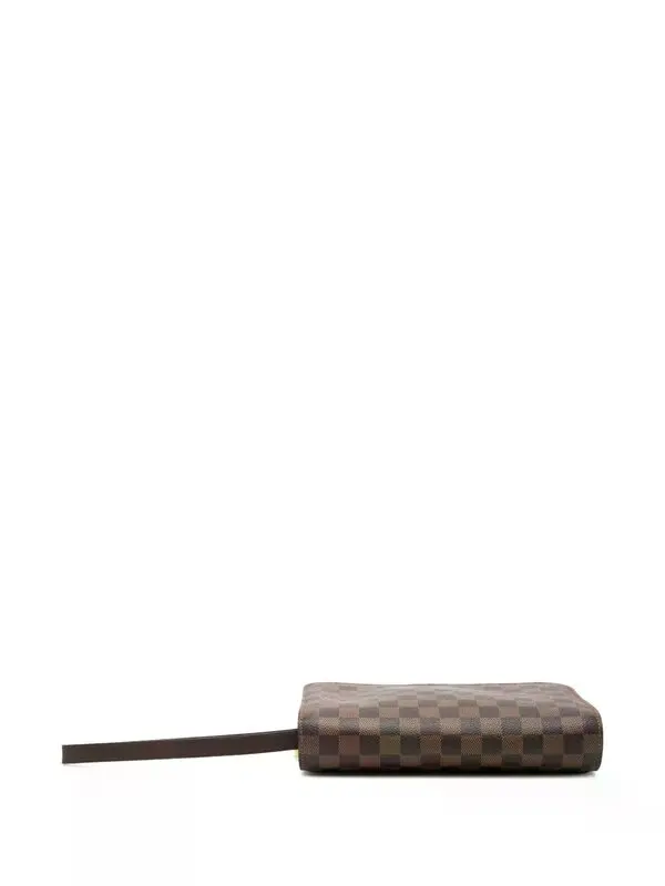 LOUIS VUITTON Damier Ebene Saint Louis Pochette Clutch Bag
