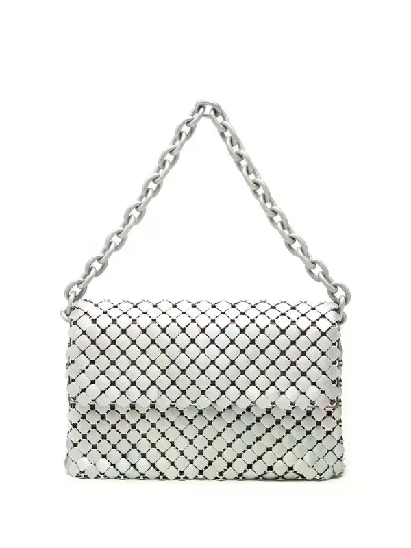 Bottega Veneta 20th Century Mini Metal Intrecciato Handbag - Silver