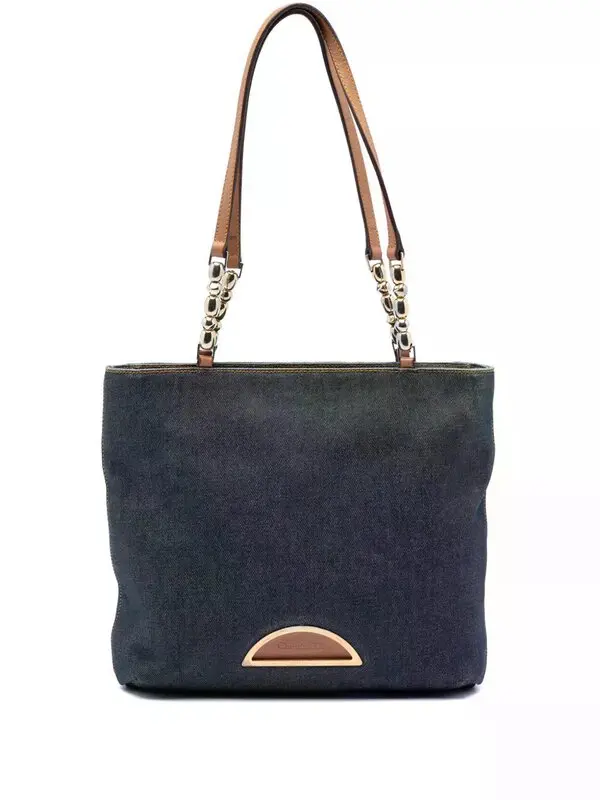Dior 2001 Denim Malice Tote Bag